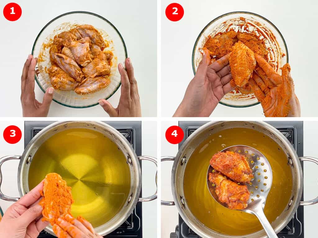 Chicken Wings - Indian Style Crispy Fried Wings