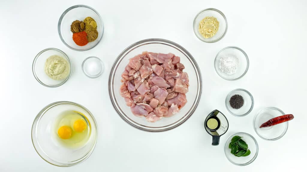 Chicken 65 Recipe (Dry Version) - Three Ways